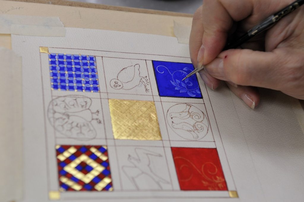 Atelier enluminures - Ateliers Cour Roland
